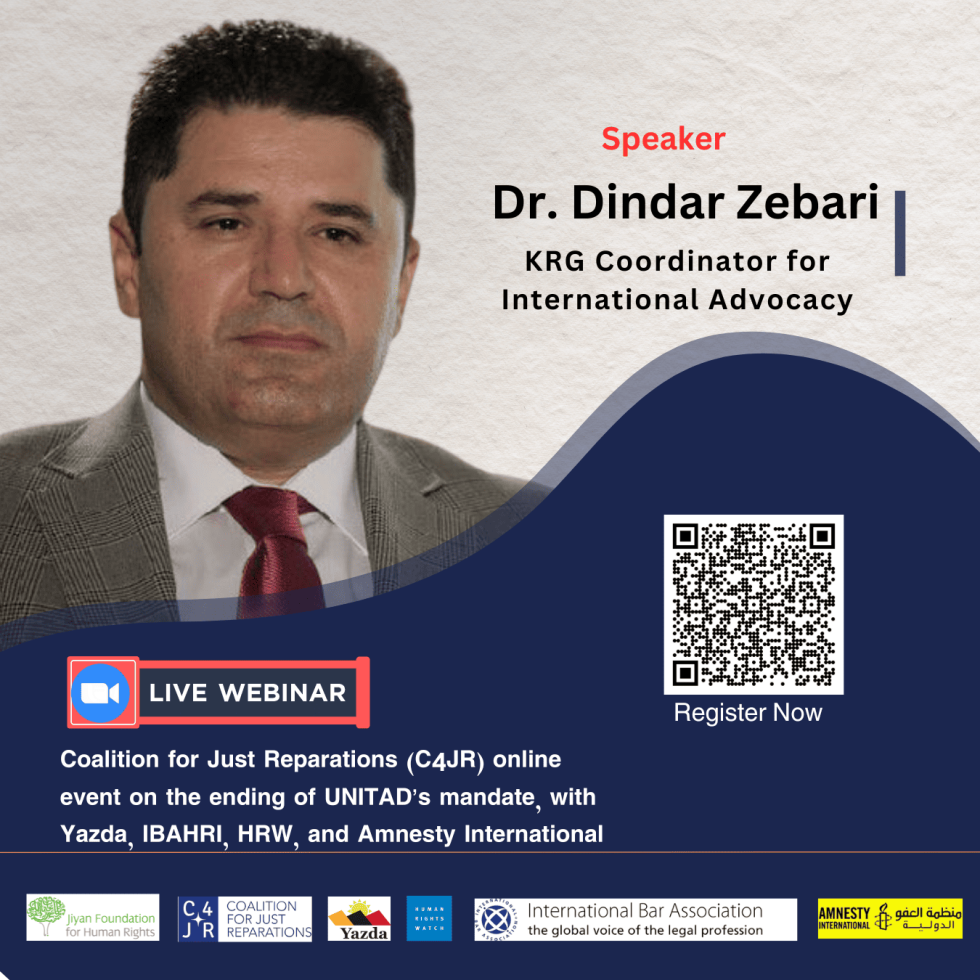 C4JR online event on the ending of UNITAD’s mandate: Event Registration